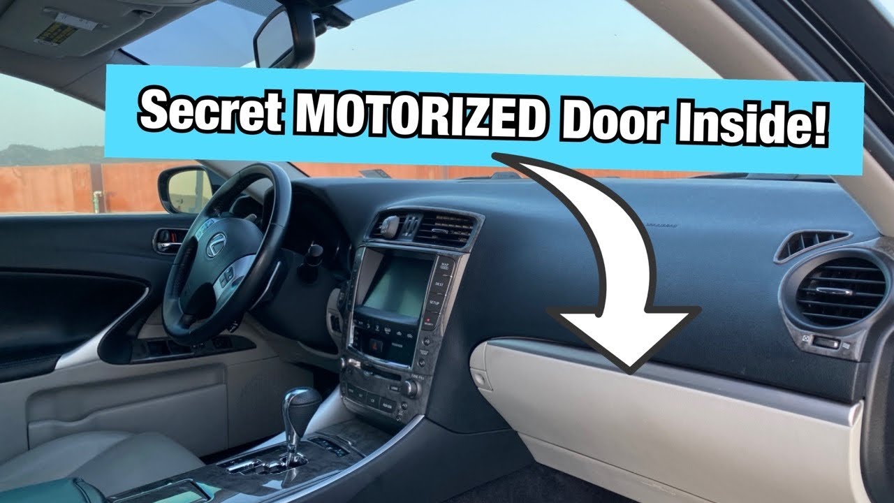 The Secret Door in every Lexus IS 250, IS 350, and IS F! (2006-2013 ...
