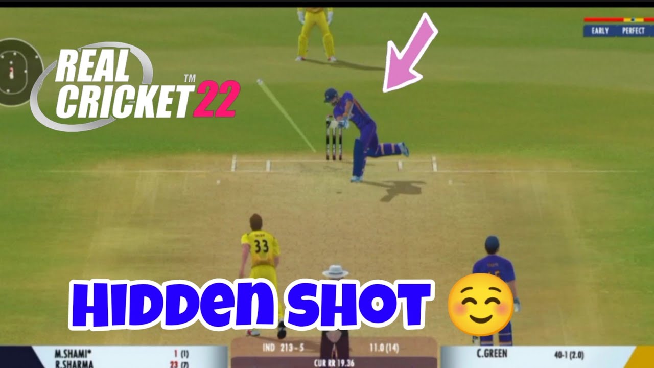 Real cricket 22 || new hidden shot☺ Rc 22 || #realcricket22 #rc22 ...