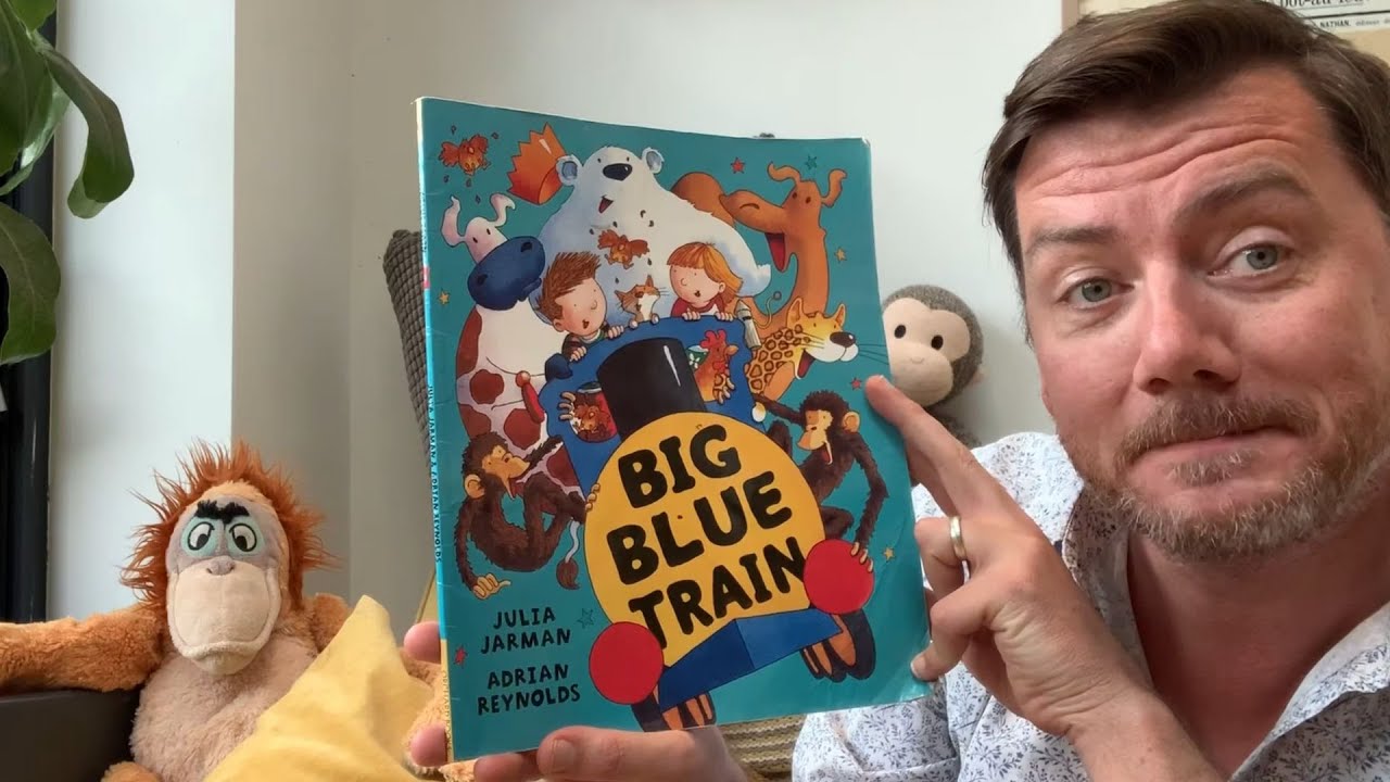The Big Blue Train | Story time for toddlers | Reading to children ...