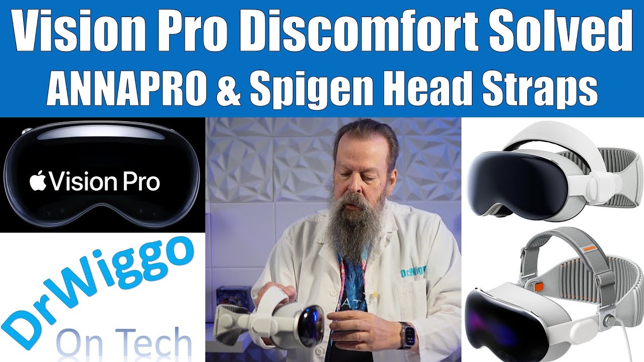 Vision Pro Third Party Head Straps ANNAPRO & Spigen (Less Pain!) - YouTube