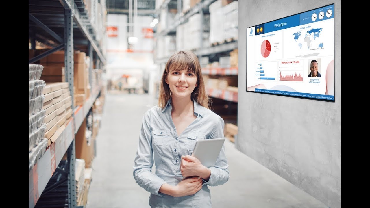 Real-time digital signage dashboards made easy - YouTube