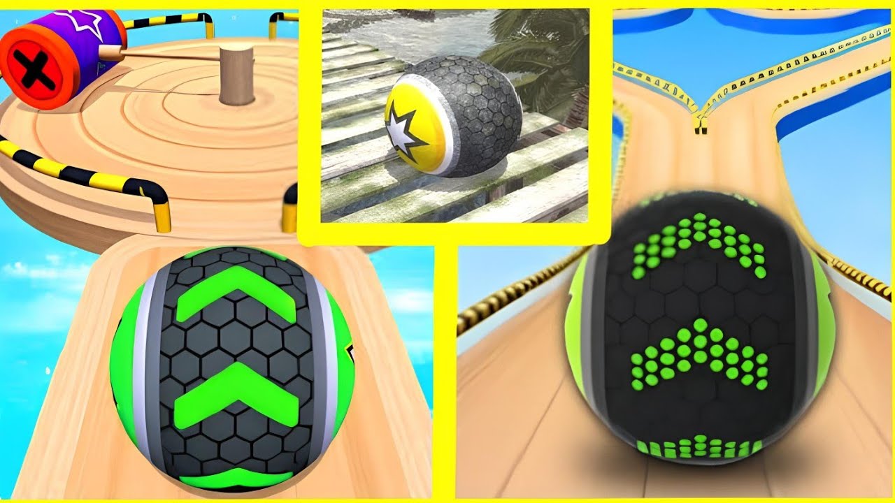 AKU BERMAIN 3 GAME BOLA SEKALIGUS - Sky Rolling Balls 3D - Going Balls ...
