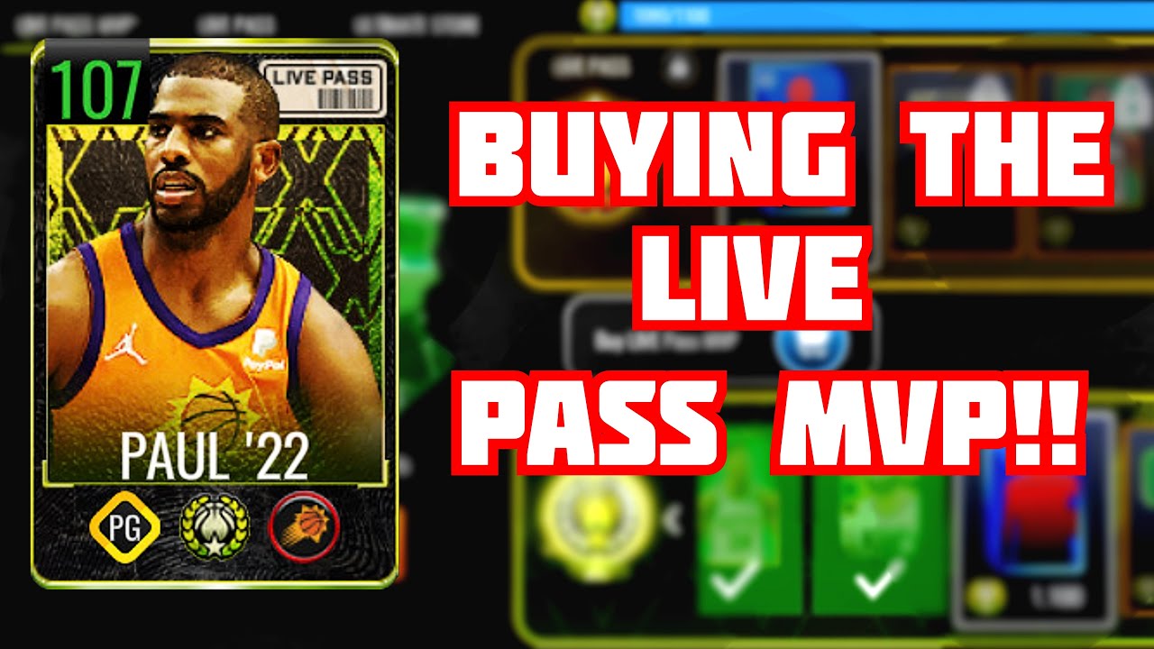I Bought This Month's LIVE PASS MVP In NBA LIVE MOBILE So You Wouldn't ...