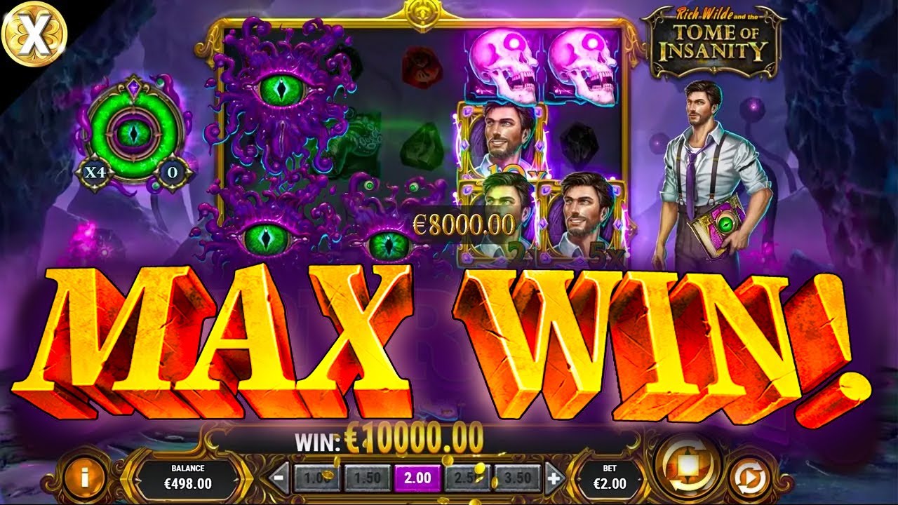 Spectacular MAX WIN in Rich Wilde and the Tome of Insanity 🔥 NEW Online ...
