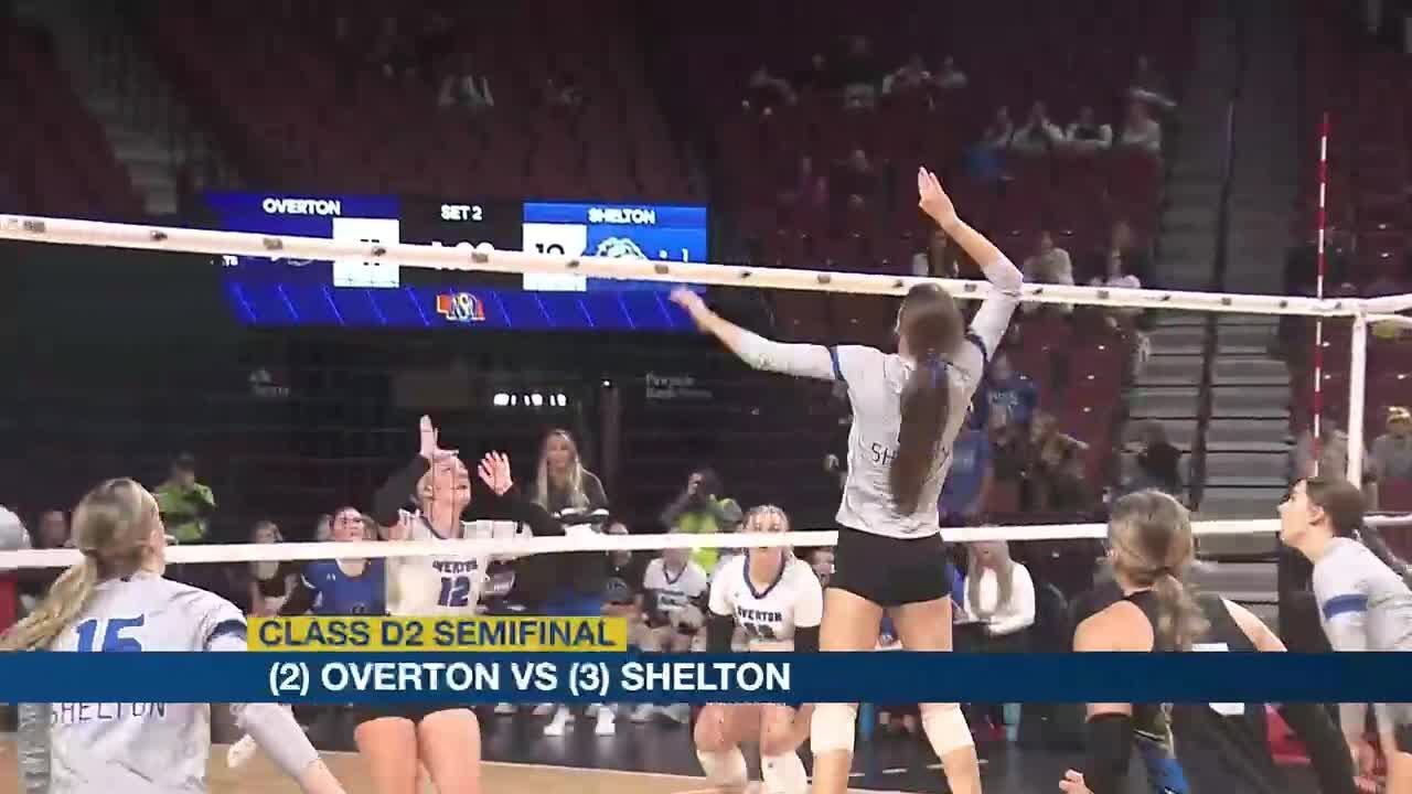 CLASS D2 STATE VOLLEYBALL EXTENDED HIGHLIGHTS: (2) Overton vs (3 ...