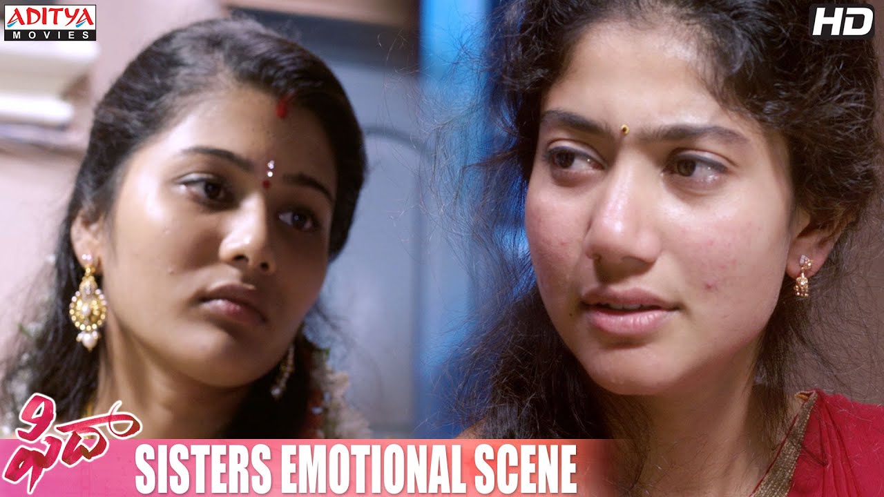 Fidaa Movie Scenes | Sisters Emotional Scene | Varun Tej, Sai Pallavi ...