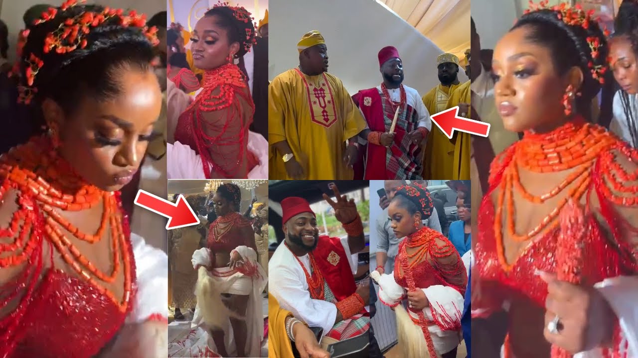Beautiful Chioma Arrives At Wedding With Davido - #CHIVIDO2024 - YouTube