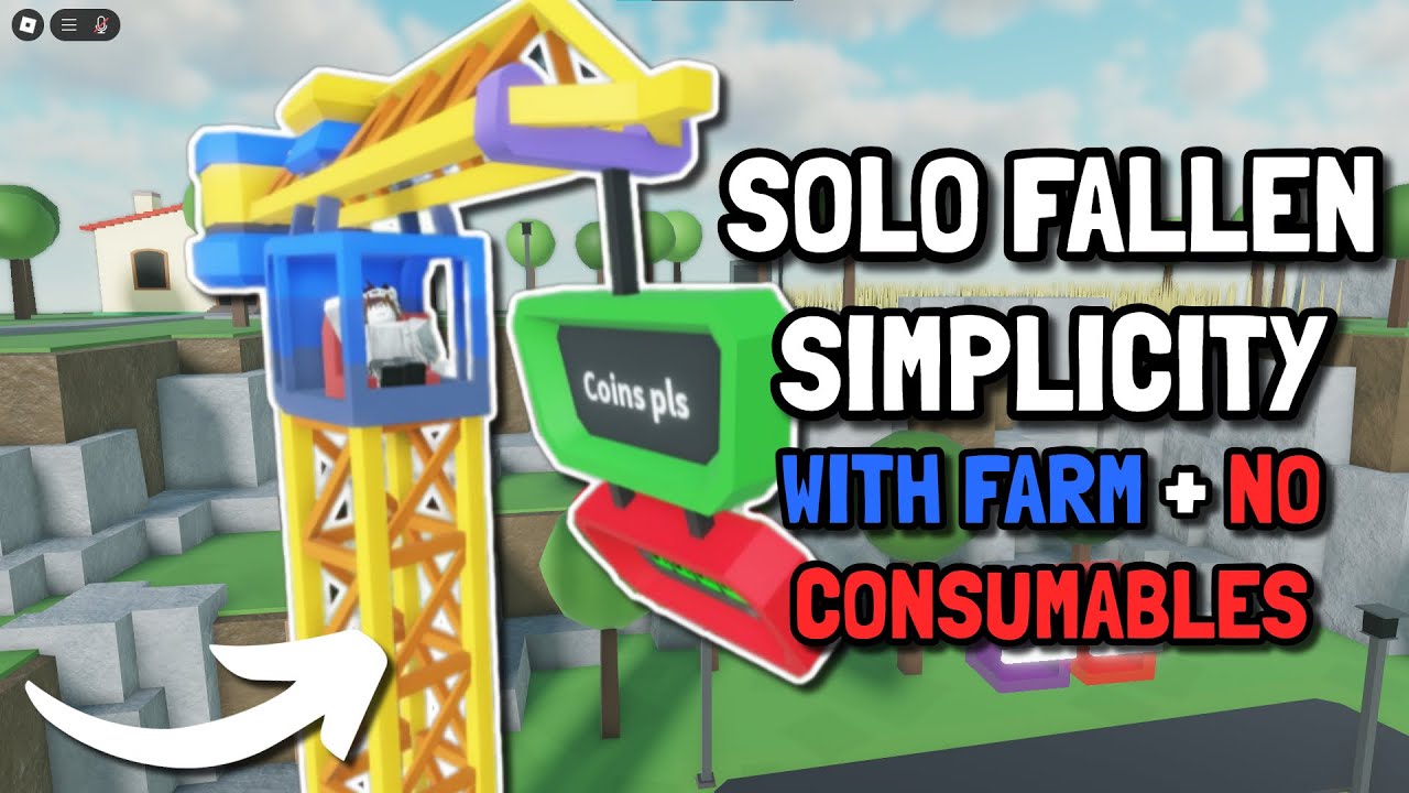 SOLO FALLEN TRIUMPH ON SIMPLICITY WITH FARM (NO CONSUMABLES) | Roblox ...