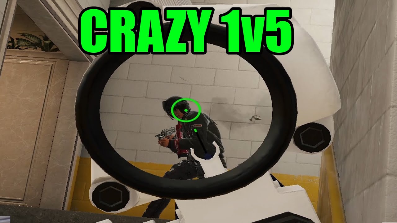 Crazy 1v5 - Rainbow Six Siege - YouTube