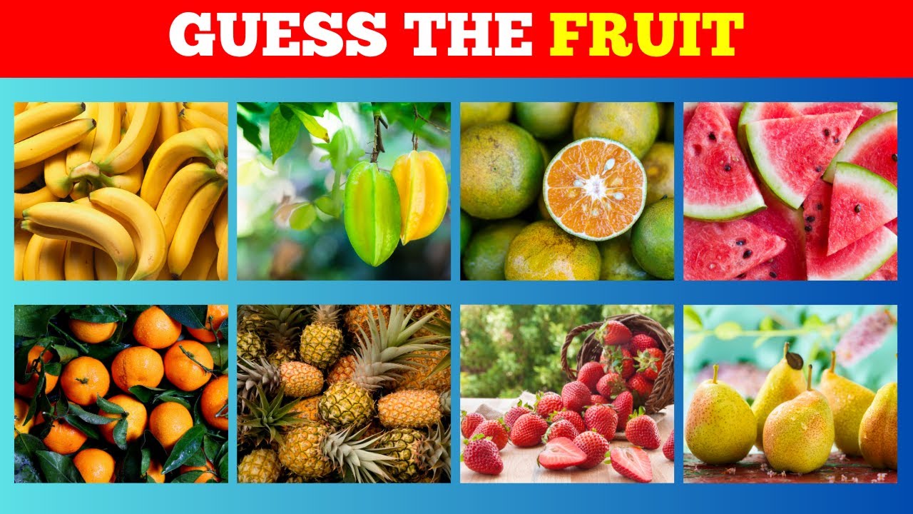 Fun Fruit Guessing Game: Identify Fruits Challenge 🍎🍌🍇 - YouTube