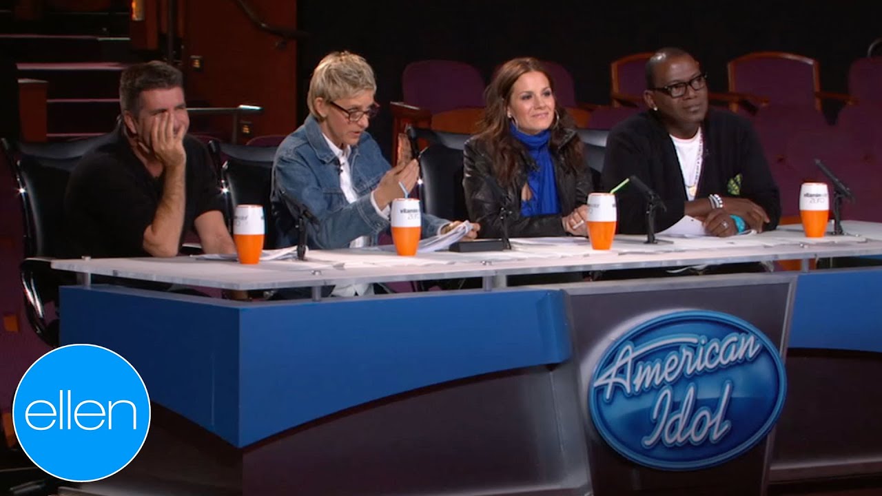 Ellen’s First Day As a Judge on American Idol (Season 7) - YouTube