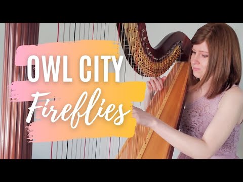 Owl City: Fireflies (Harp Cover)