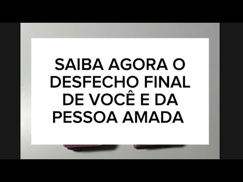 SAIBA AGORA O DESFECHO FINAL DE VOCÊ E DA PESSOA AMADA.1197049-9809# ...