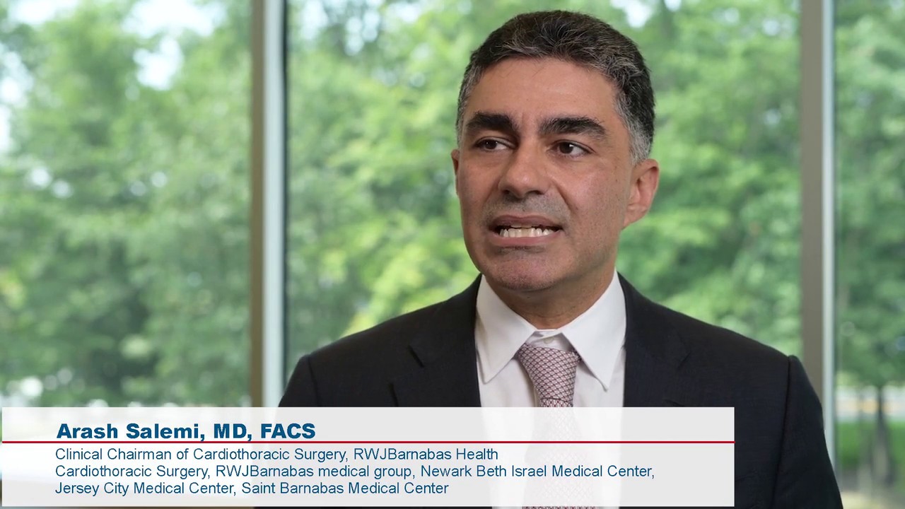 Physician Profile: Arash Salemi, MD, Clinical Chairman Cardiothoracic Surgery, RWJBarnabas ...