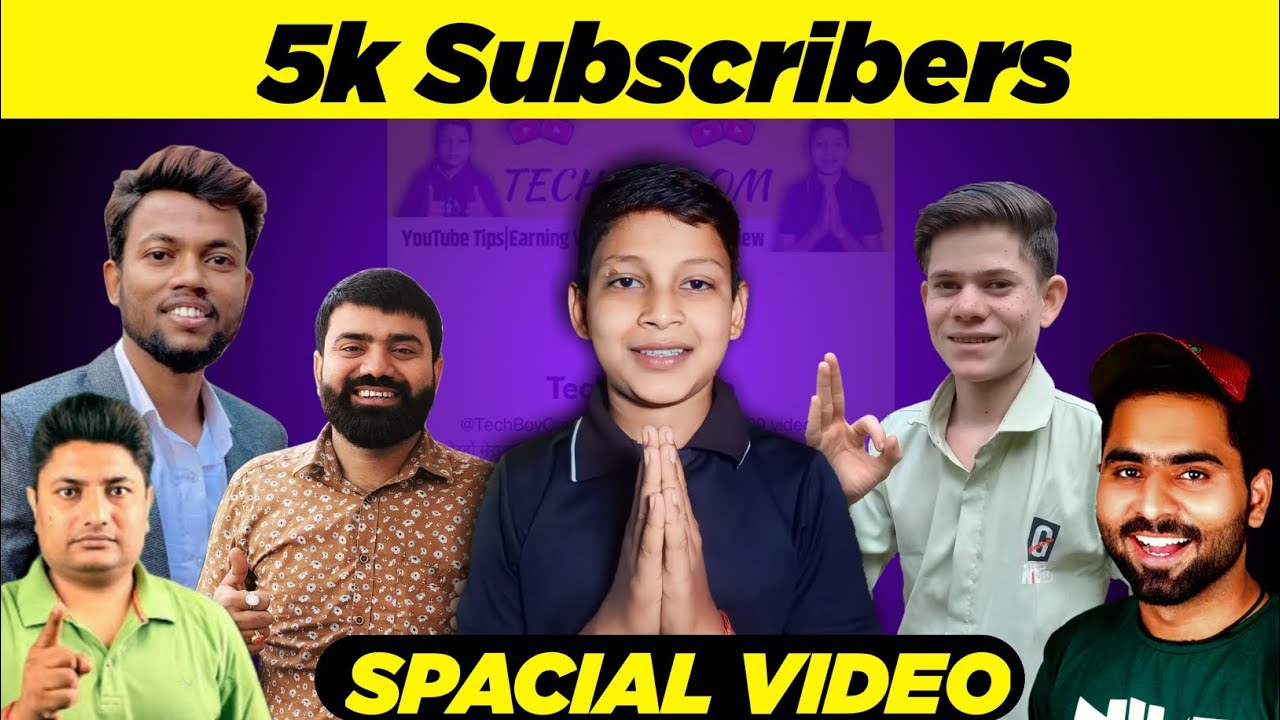 5k subscribers special video || 5000 subscribers complete Thank you ️ ...
