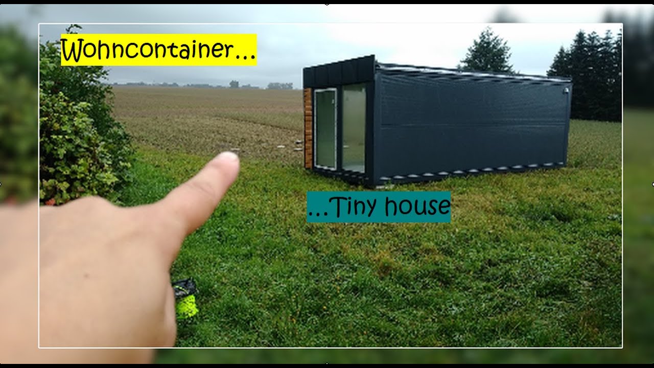 Tiny House, winterfester Wohncontainer,Isoliert, ausrichten und kranen ...
