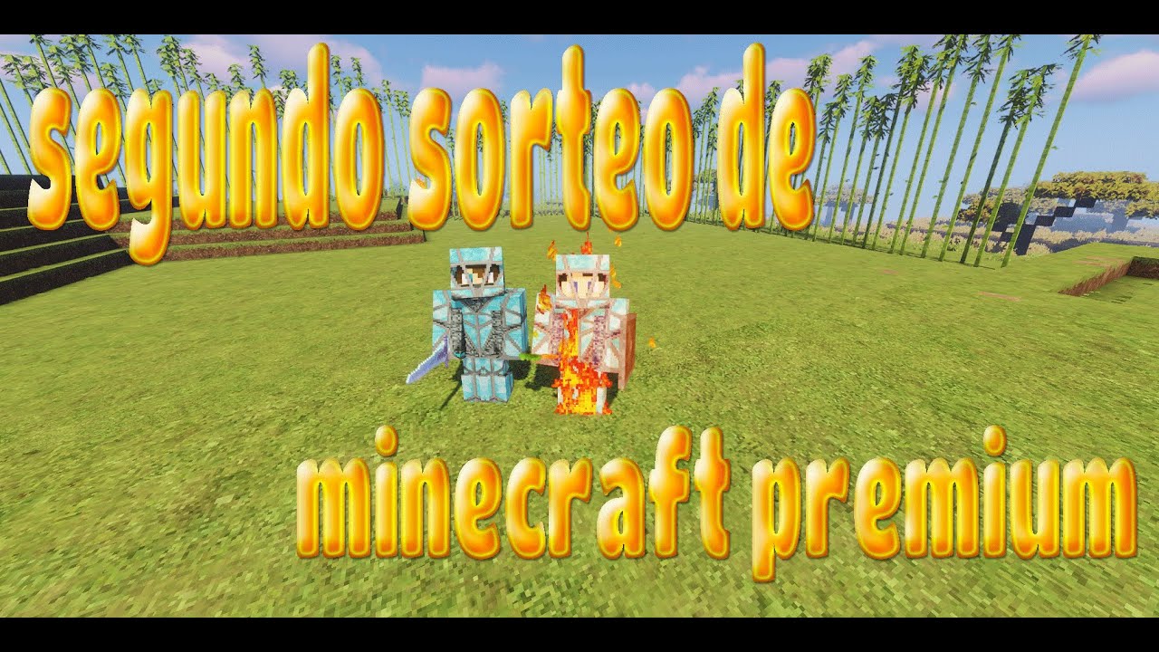2DO SORTEO DE CUENTA MINECRAFT PREMIUM JAVA Y BEDROCK - YouTube