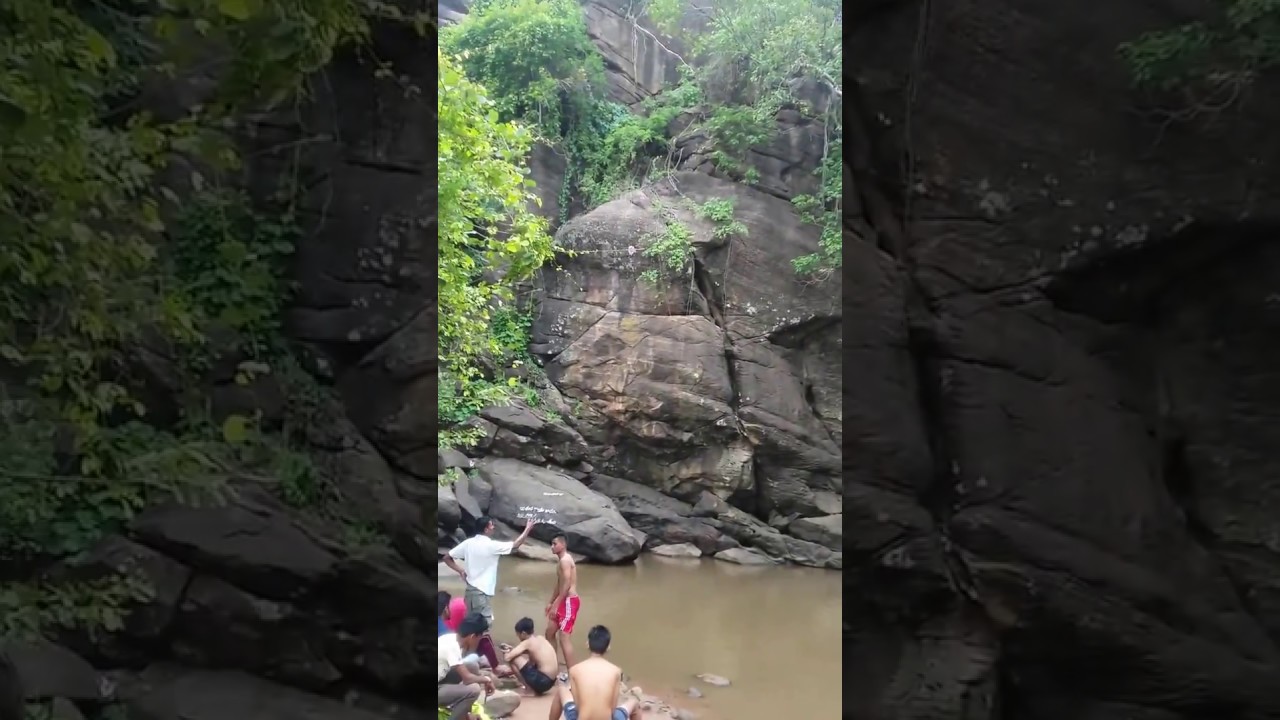 SABITHAM WATERFALLS FROM TOP OF MOUNTAIN IS AWSOME VIEW. - YouTube