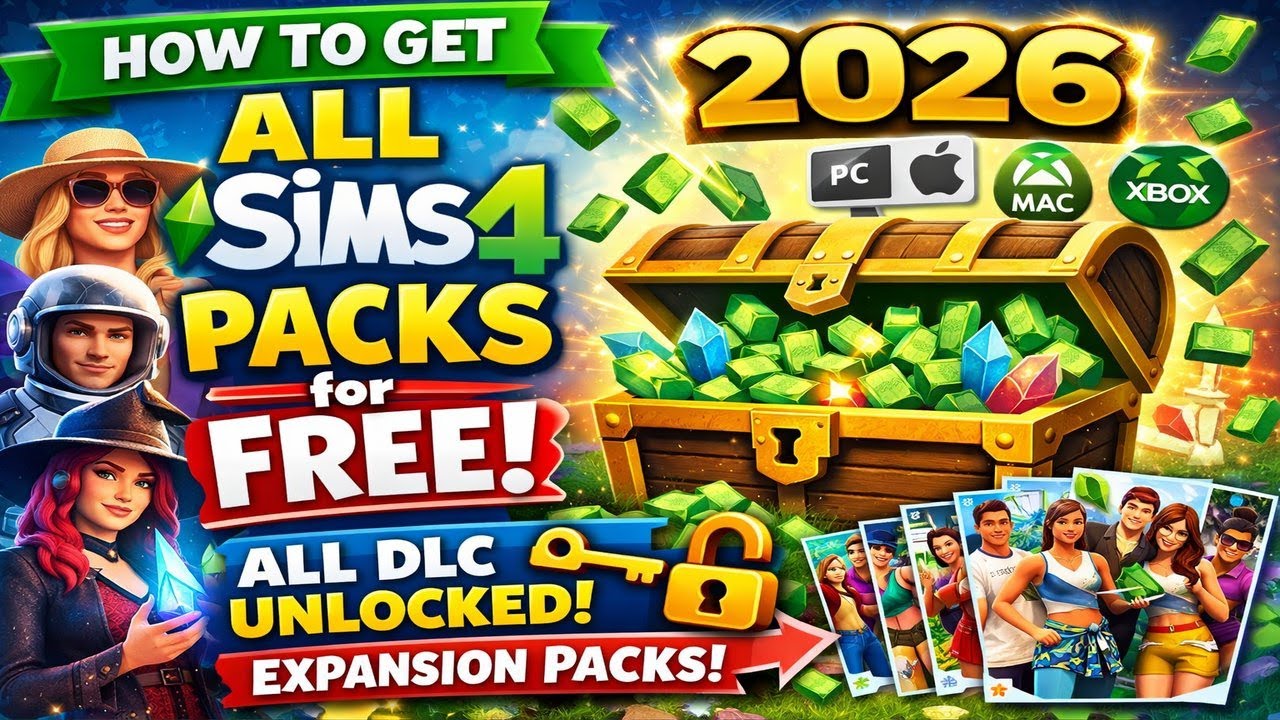 How to Get All Sims 4 Packs for Free | Sims 4 All DLC Unlocked ...