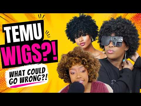 😭😂 TEMU Plays TEW MUCH! The Most Chaotic Cheap Wig Try-On Compilation | MARY K. BELLA