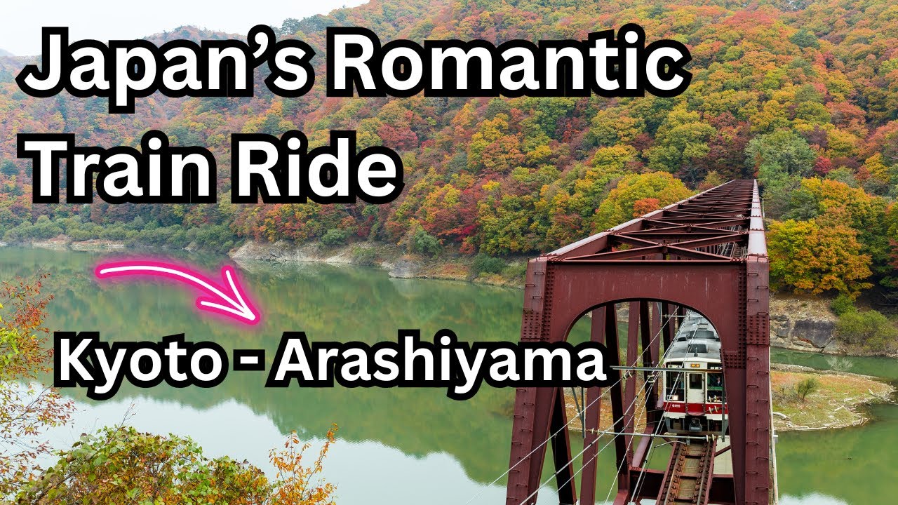 Sagano Romantic Train! Beautiful Train Ride in Kyoto Japan ...