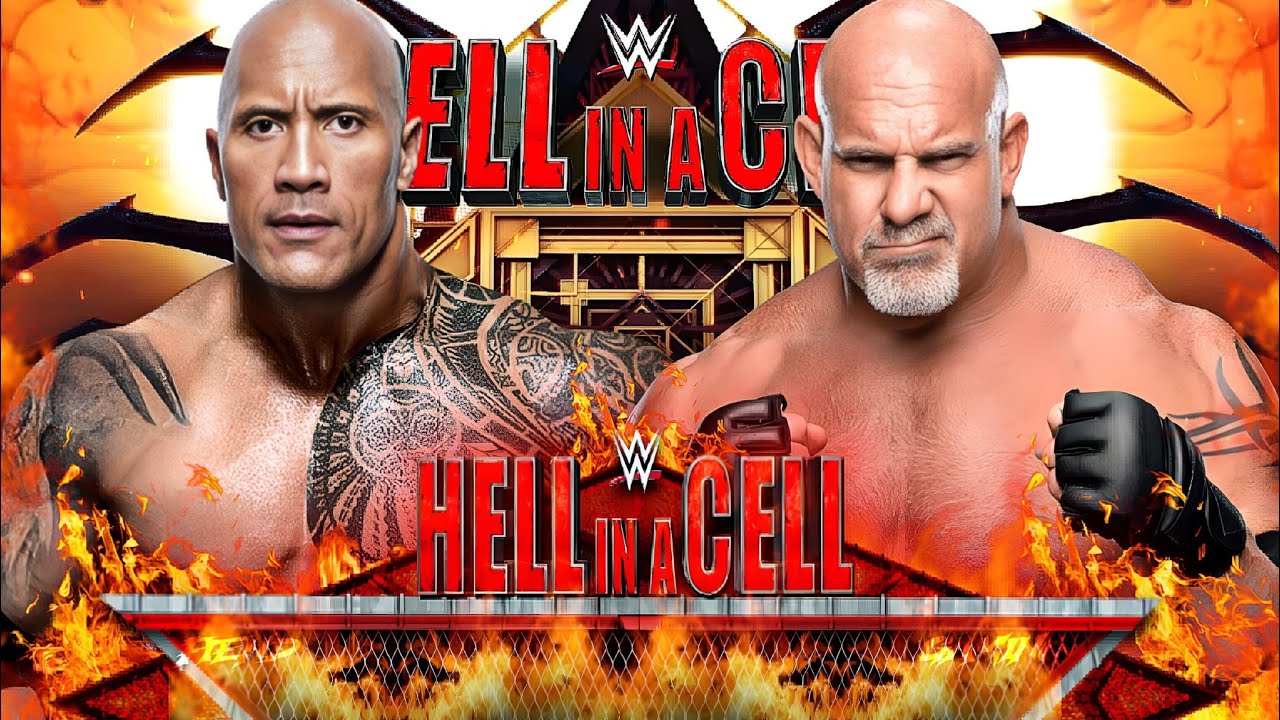 WWE 2K24 | Hell in a Cell Match - The Rock Vs Goldberg | WWE Survivor ...