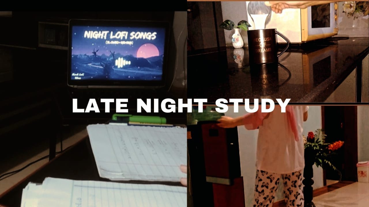 Late night study│Aesthetic vibes│ After acedamy │Midnight vibes│AINY ...