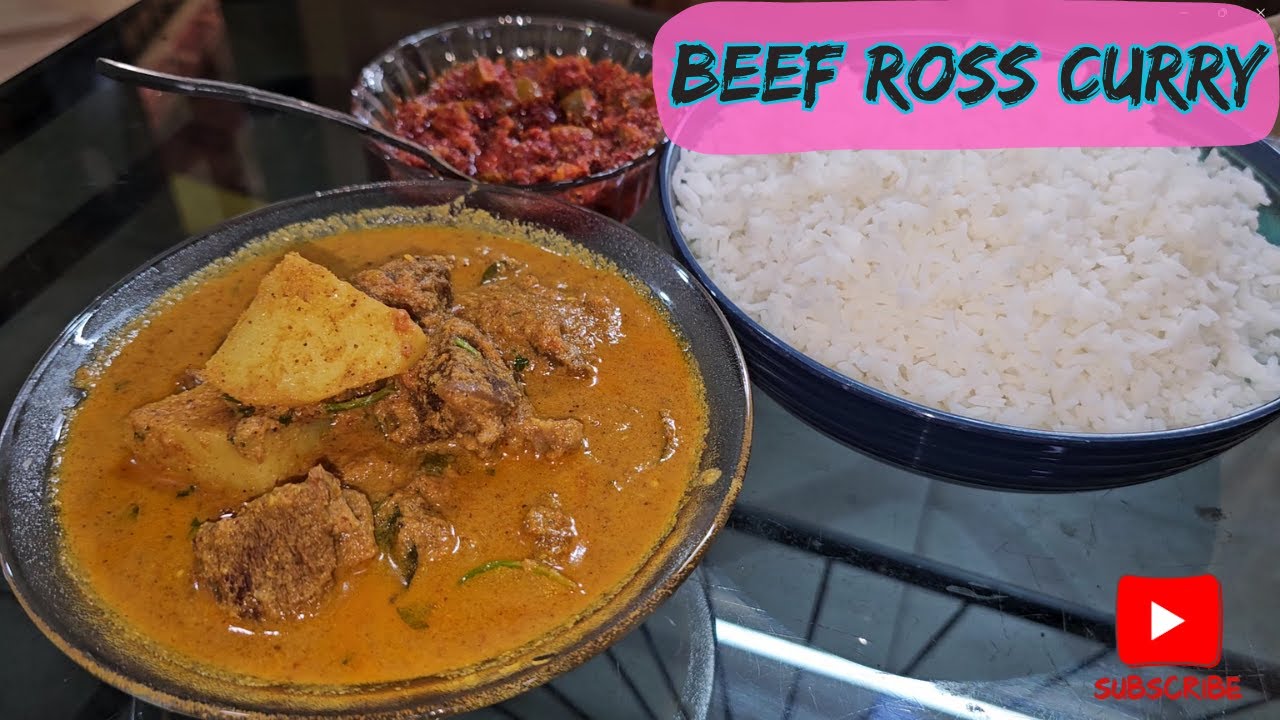 Beef ross curry | Ros curry | goan beef ross omelette curry # ...