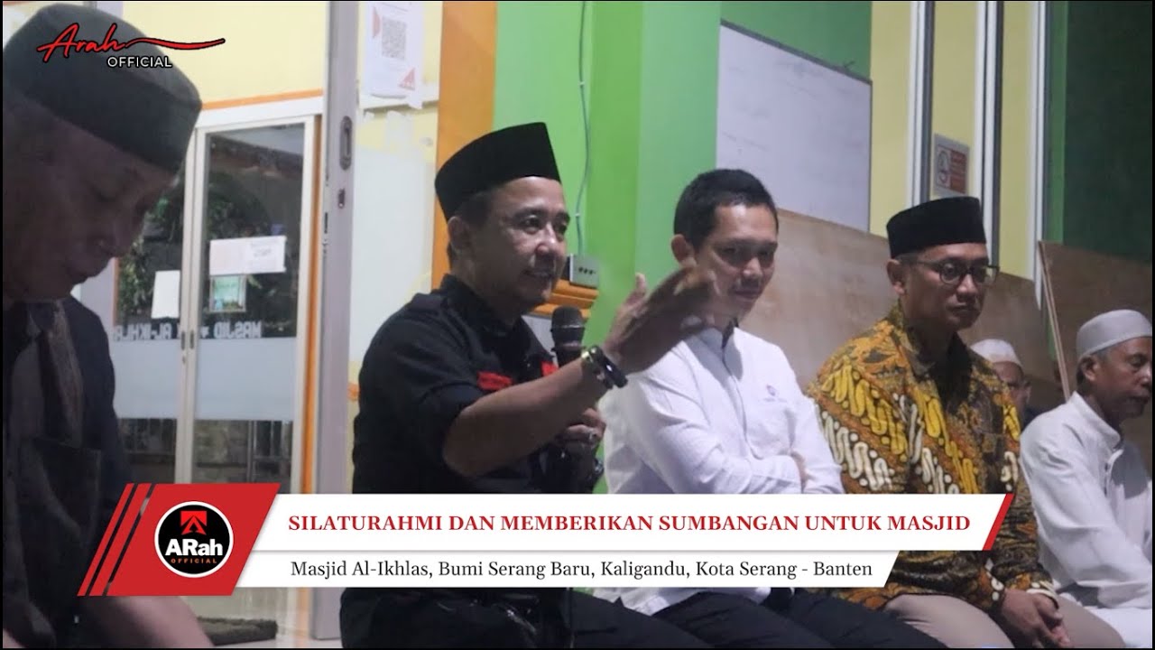 Asep Rahmatullah Silaturahmi dan Menyerahkan Sumbangan Masjid Al-Ikhlas ...