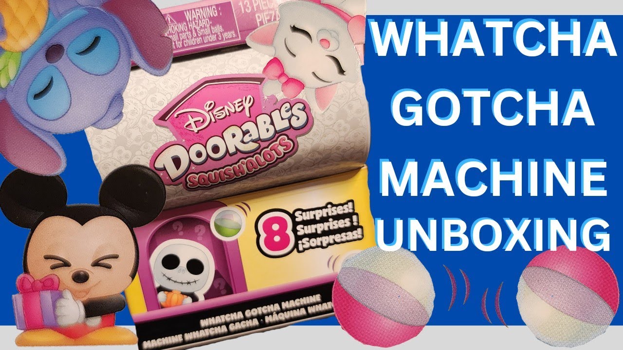 Unboxing Disney Mystery Whatcha Gotcha Machines Adult Collector Toy ...