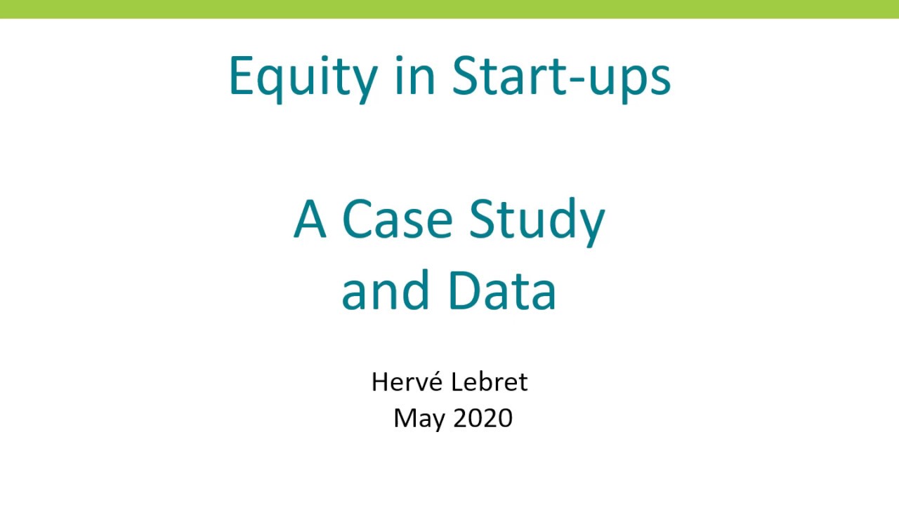 Equity Split in Startups - YouTube