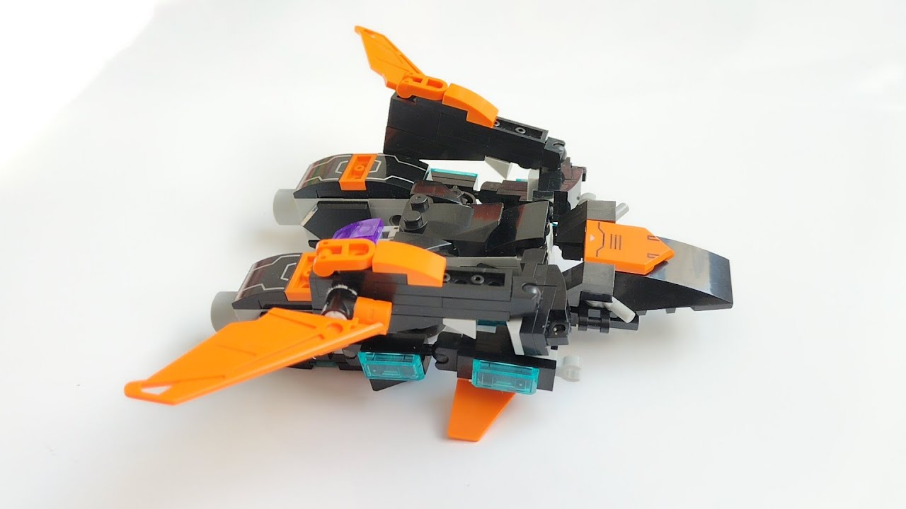 how to build this lego transformer spaceship - YouTube