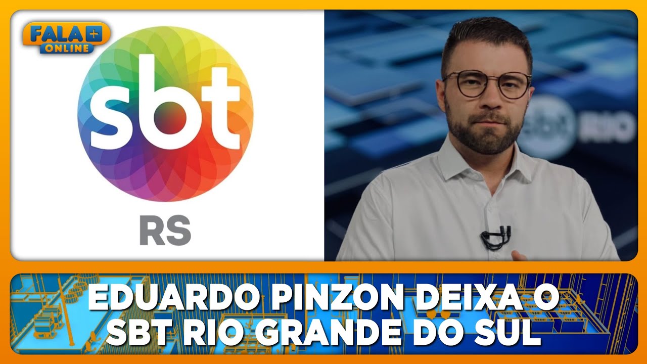Eduardo Pinzon deixa o SBT Rio Grande do Sul - YouTube