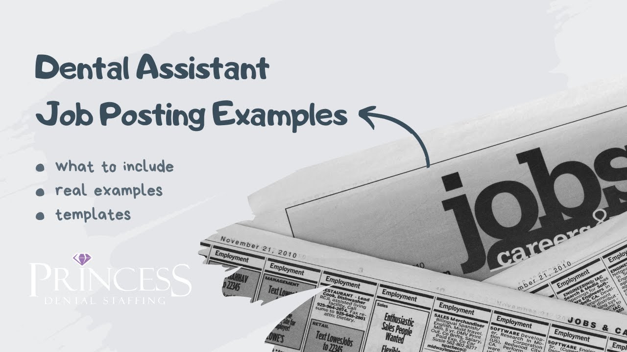 Newspaper Job Advertisements Examples