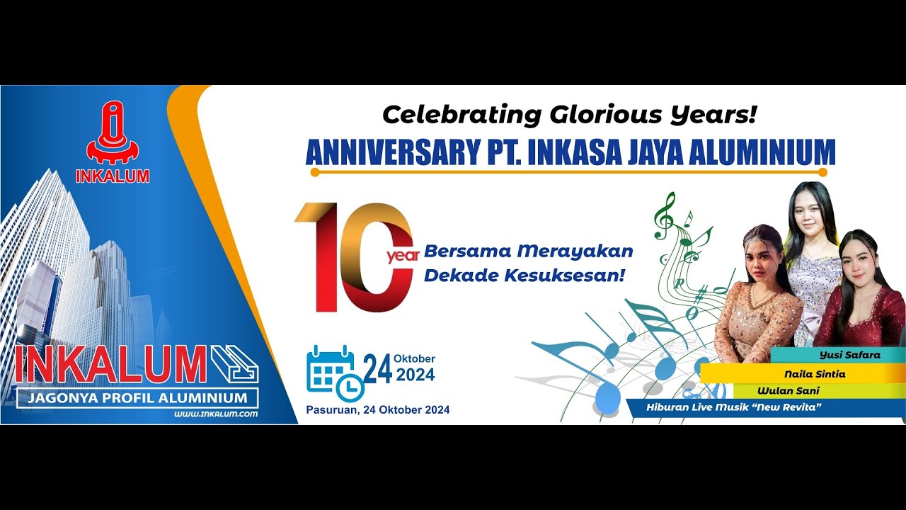 🔴[LIVE] HUT ke 10th PT. Inkasa Jaya Aluminium Kec Beji Pasuruan Jawa ...