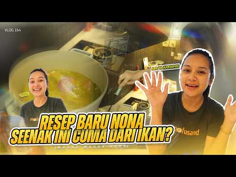 RESEP BARU IKAN KUAH KUNING NONA, HASILNYA BIKIN KAGET! | INDAH PERMATASARI & ARIE KRITING