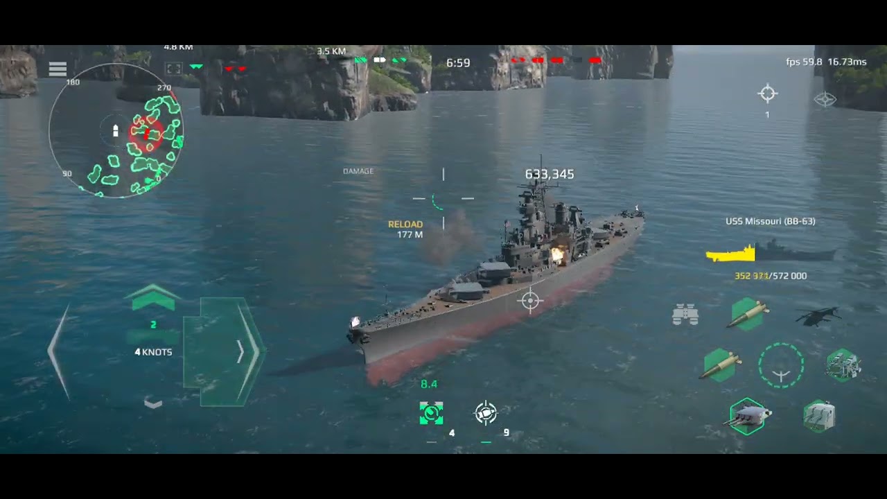 USS Missouri - Ultimate Battleship Power - All American Armament ...
