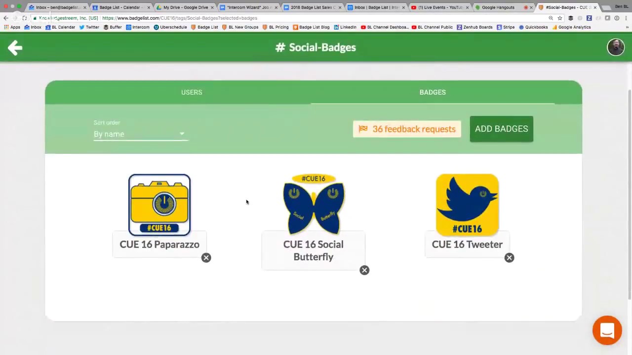 Tagging feature in Badge List - YouTube