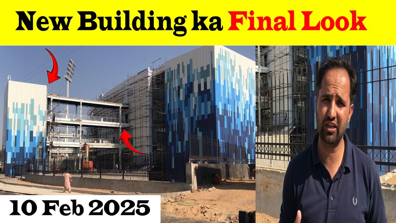 Wow 🤩 New Building ka Final Look 🥰 Karachi Stadium Renovation - YouTube