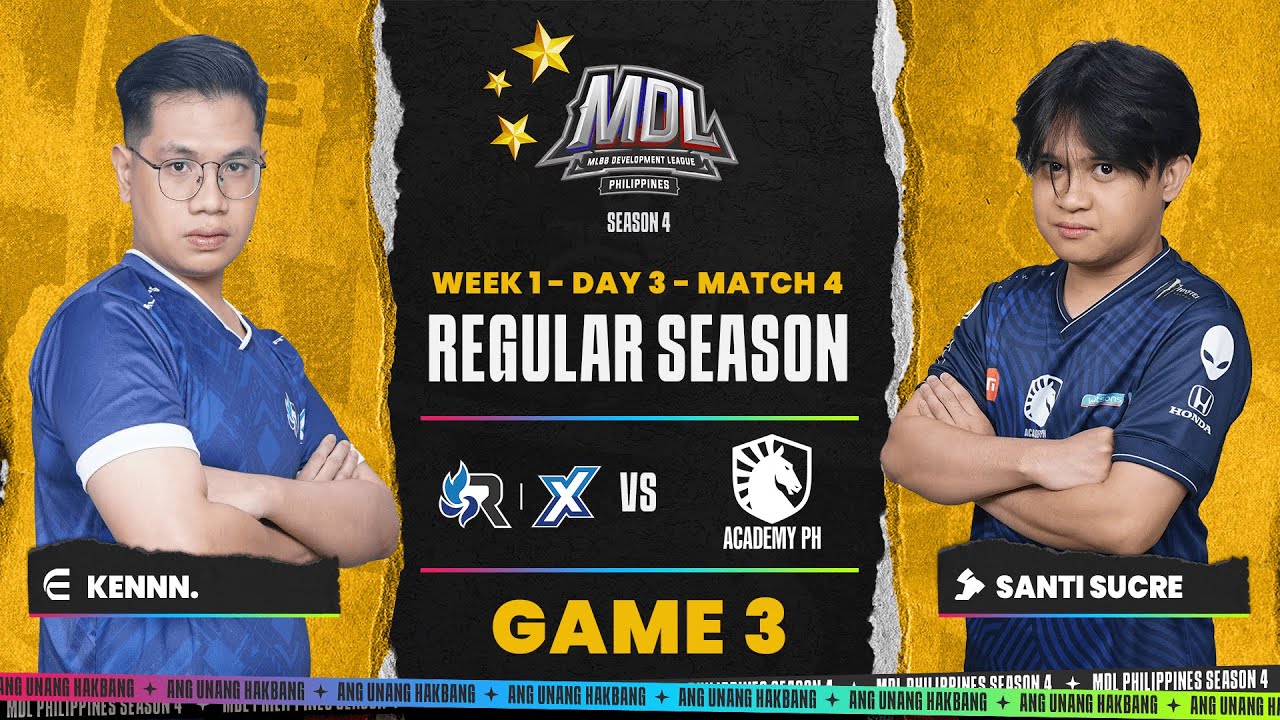 MDL PH S4 - W1D3 - RSGX vs TLAC- GAME 3 - YouTube