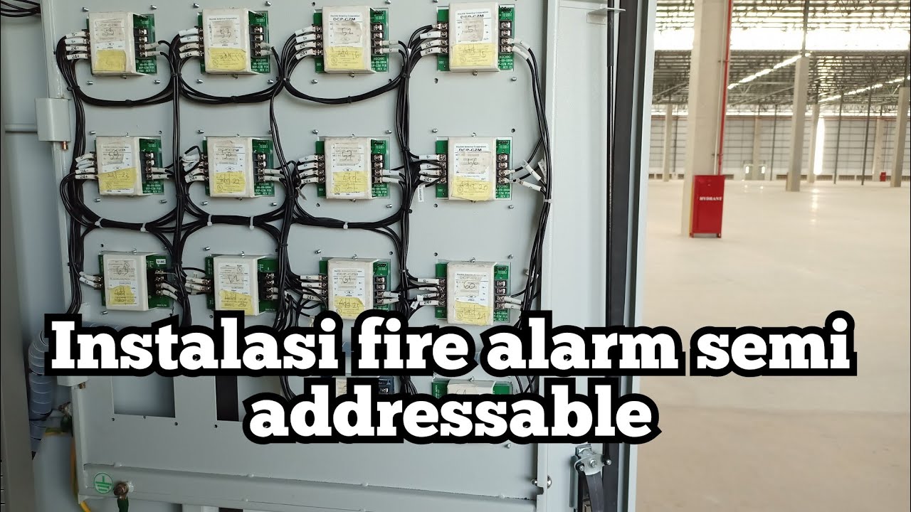 Instalasi fire alarm semi addressable @bangjoemelektrik6030 #firealarm ...