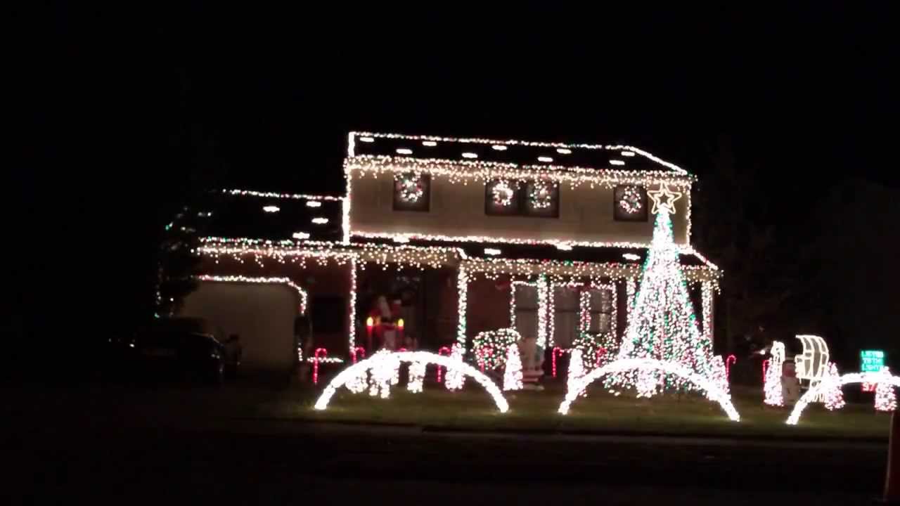 Christmas Lights: Christmas House In Washington Township NJ 2 - YouTube