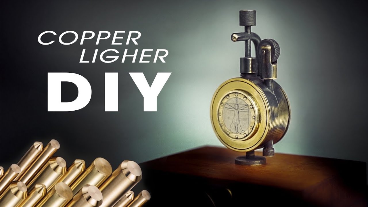 How To Make A Simple Lighter Using Drill Machine | DIY - YouTube