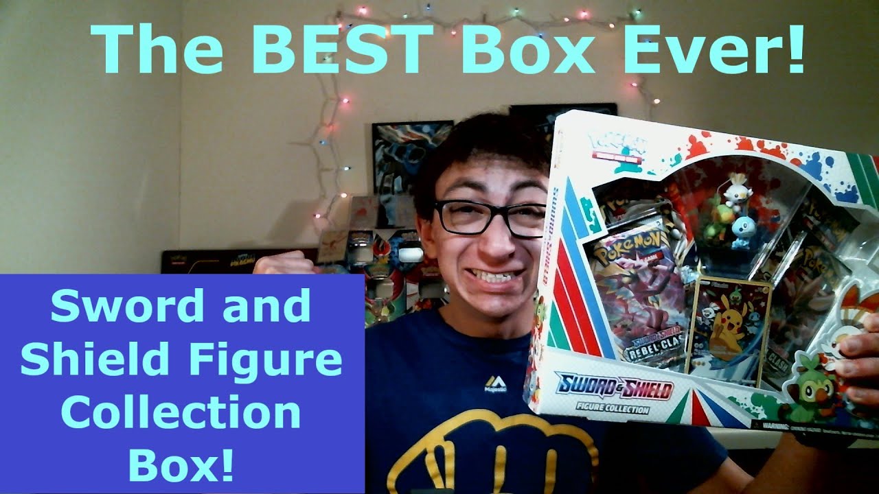 THE BEST BOX EVER?! Opening Sword and Shield Figure Collection Box of ...