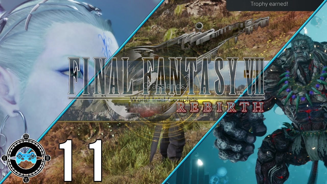 Final Fantasy VII Rebirth #11 - Finishing Up the Grasslands (Blind Let ...