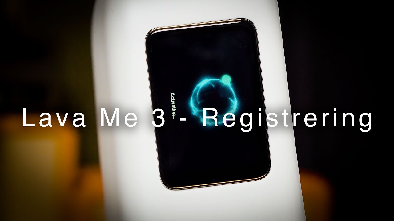 LAVA ME 3 & BLUE LAVA Touch - Registrering - YouTube