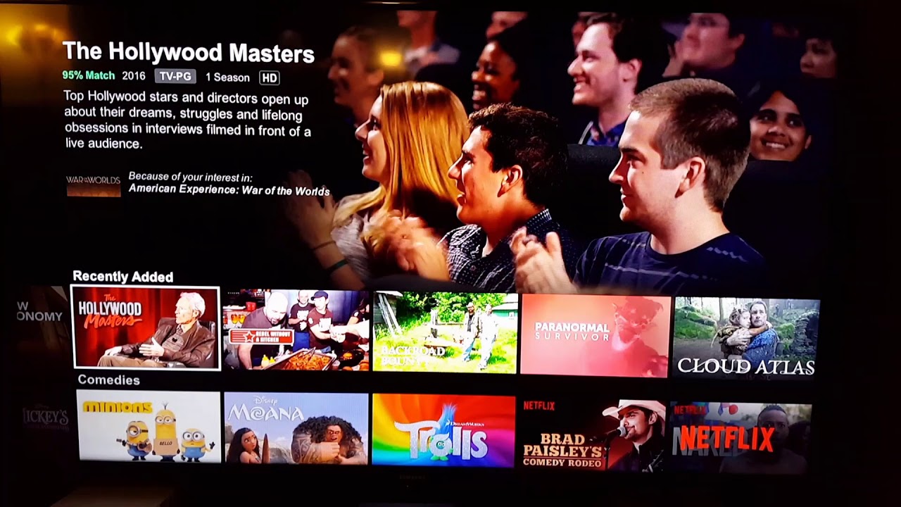 Strange Netflix Trailer for The Hollywood Masters - YouTube