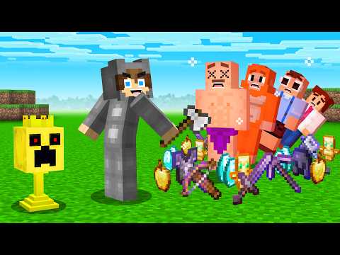 Minecraft Hunters vs Speedrunner but Hunters Secretly Drop OP Loot