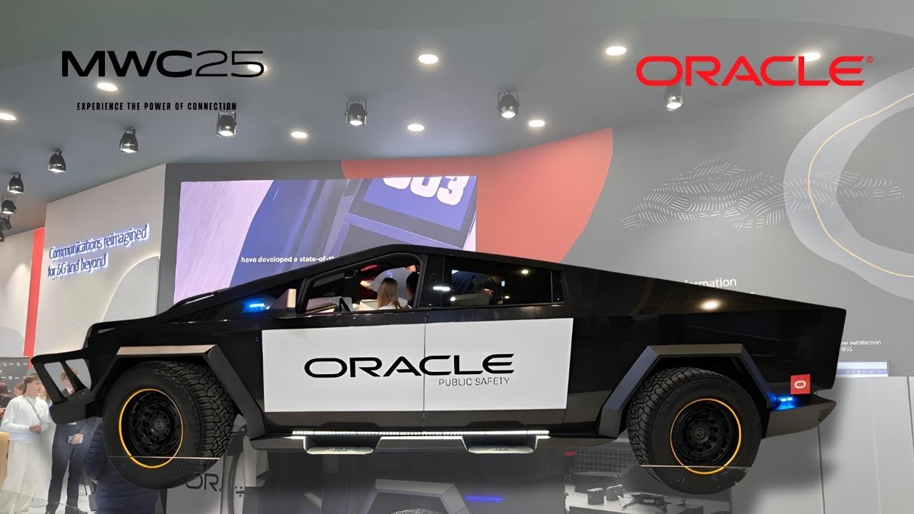 Cybertruck de Oracle en el MWC 2025: Seguridad e innovación en acción ...