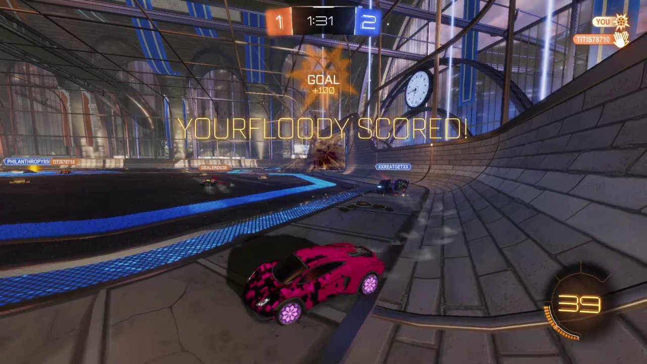 Rocket League® - Standard 3s match gold rank - YouTube